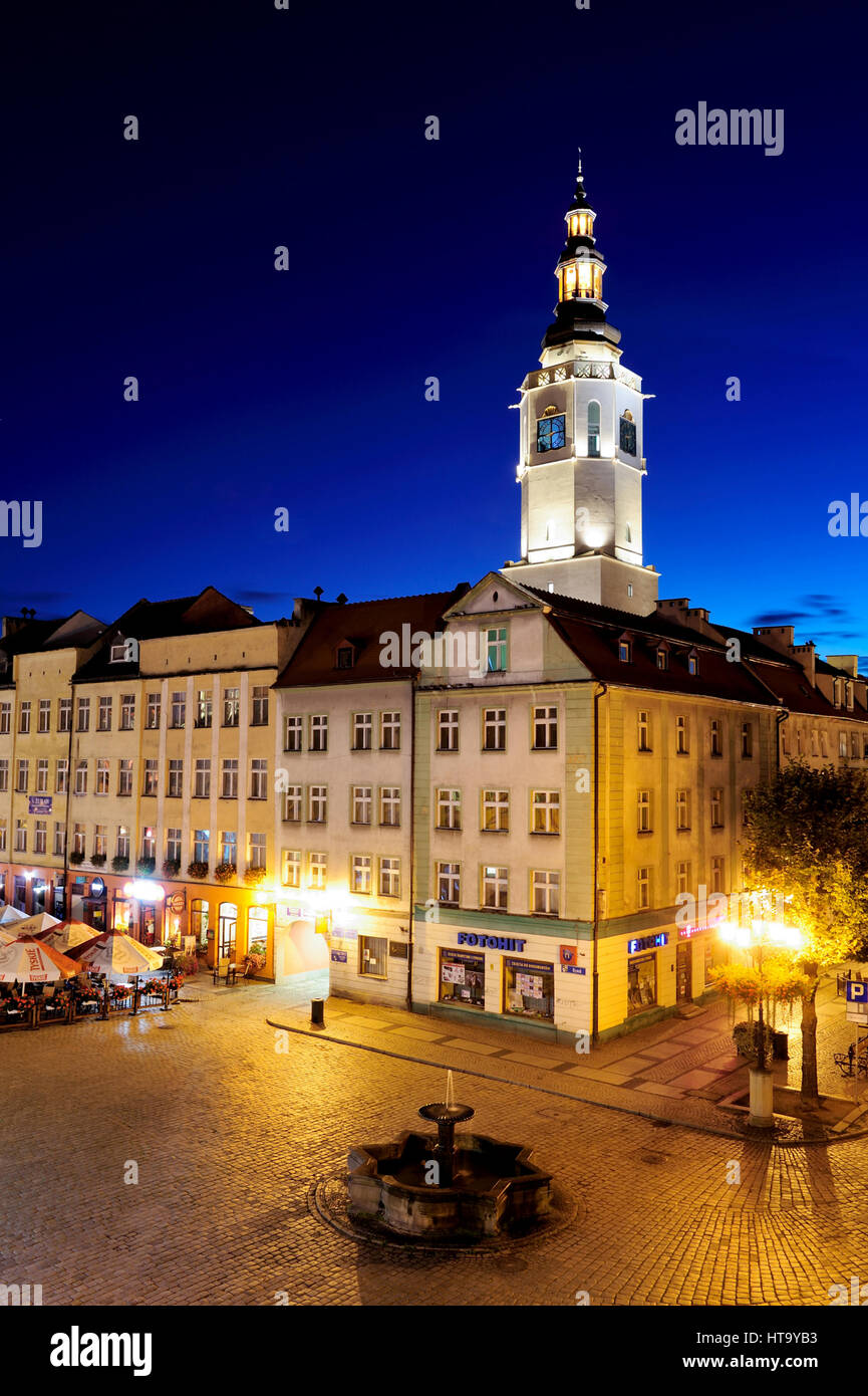 swidnica, dolnoslaskie, lower silesia, rynek, marketplace, town hall ...