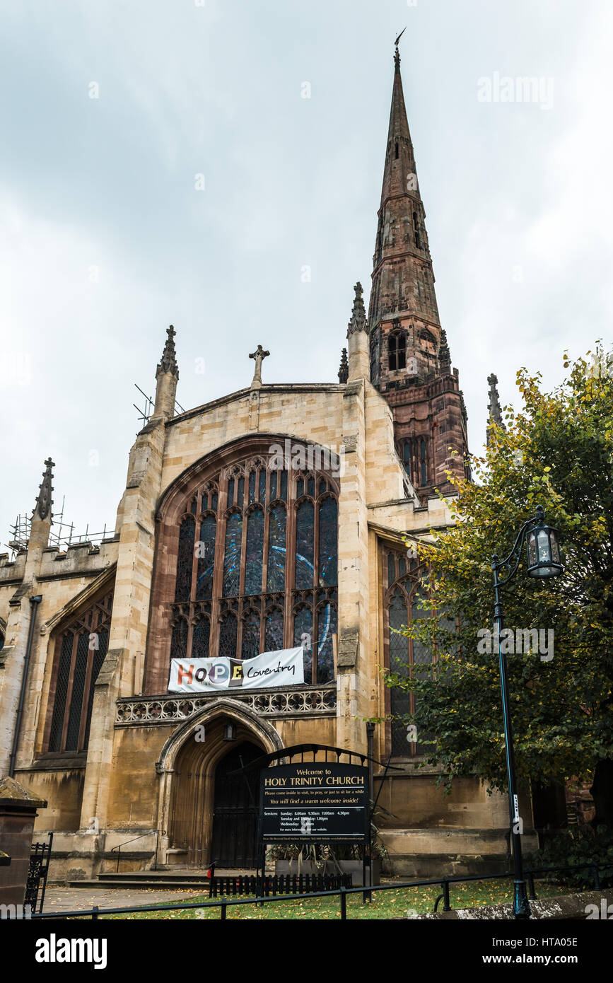 Coventry, England - October 23, 2016: Holy Trinity Church in Coventry ...