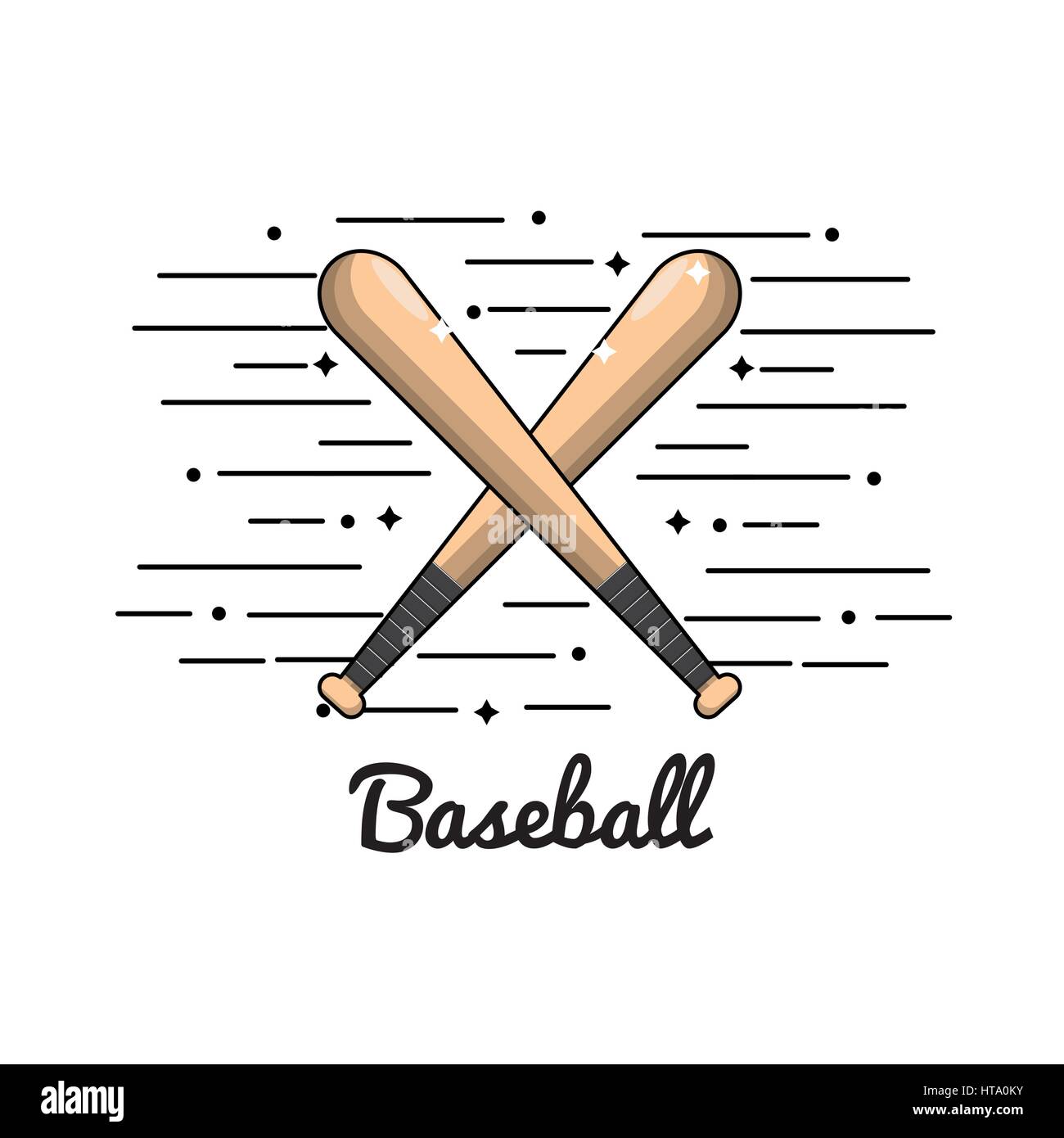 Batter symbol Stock Vector Images - Alamy