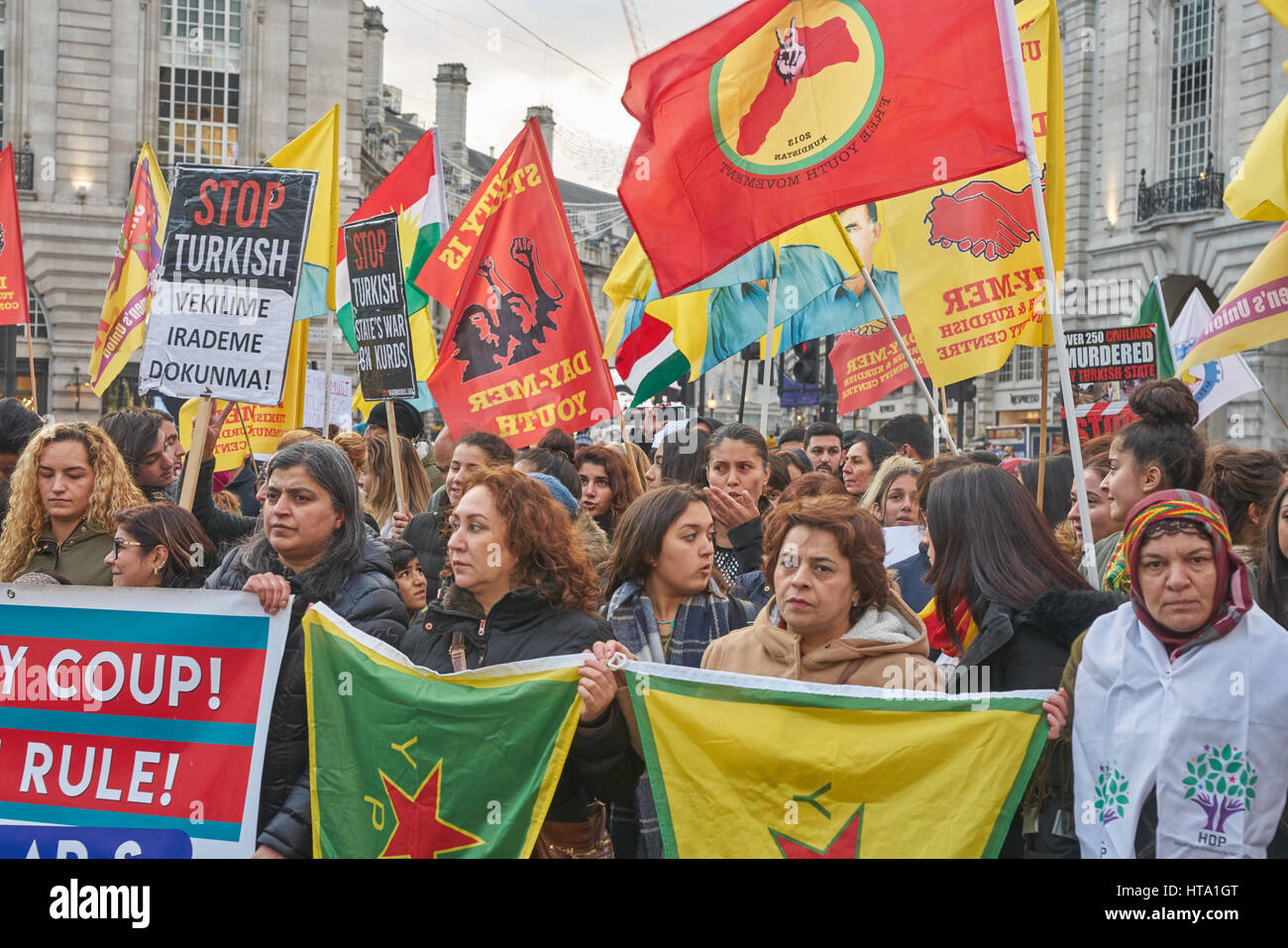 London kurdish protest hi-res stock photography and images - Alamy
