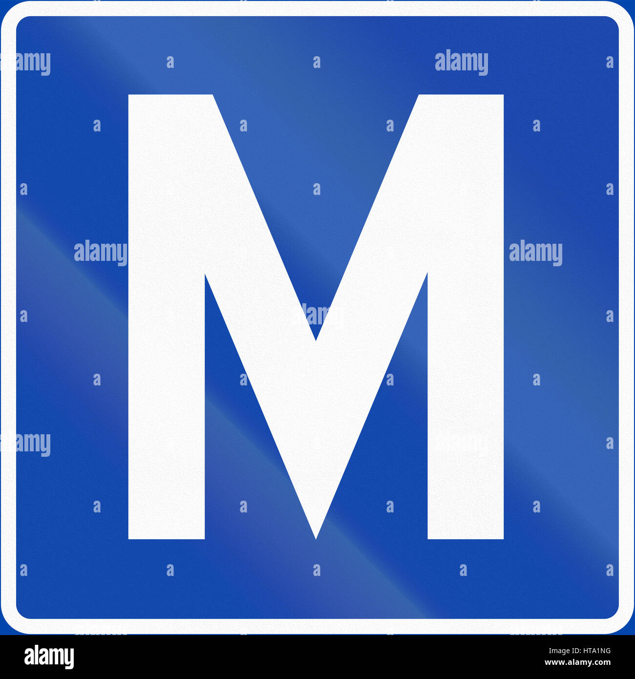 Norwegian regulatory road sign - Meeting point Stock Photo - Alamy