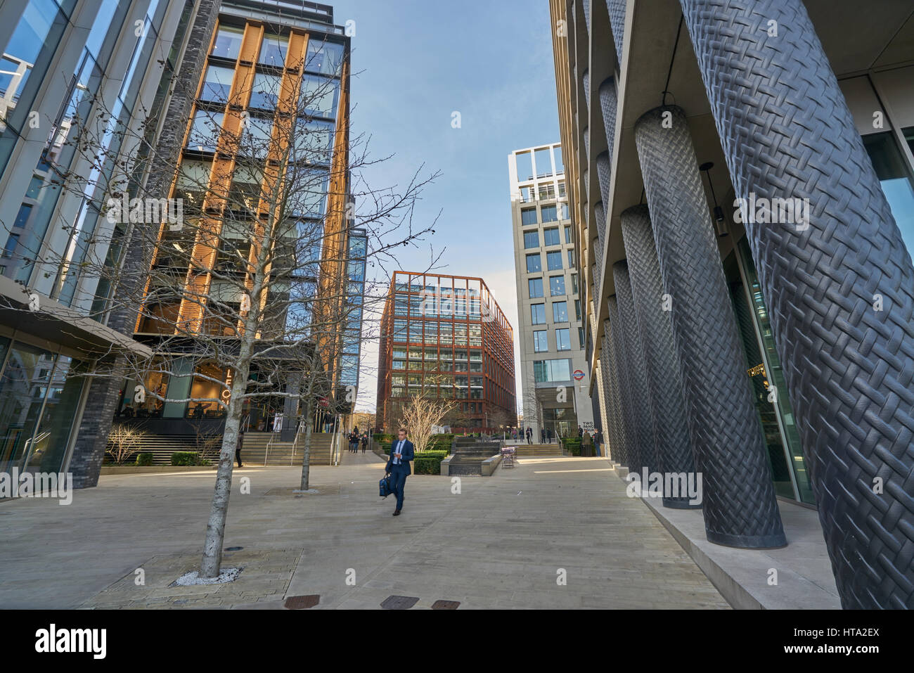 Kings Cross redevelopment pancras square Stock Photo - Alamy
