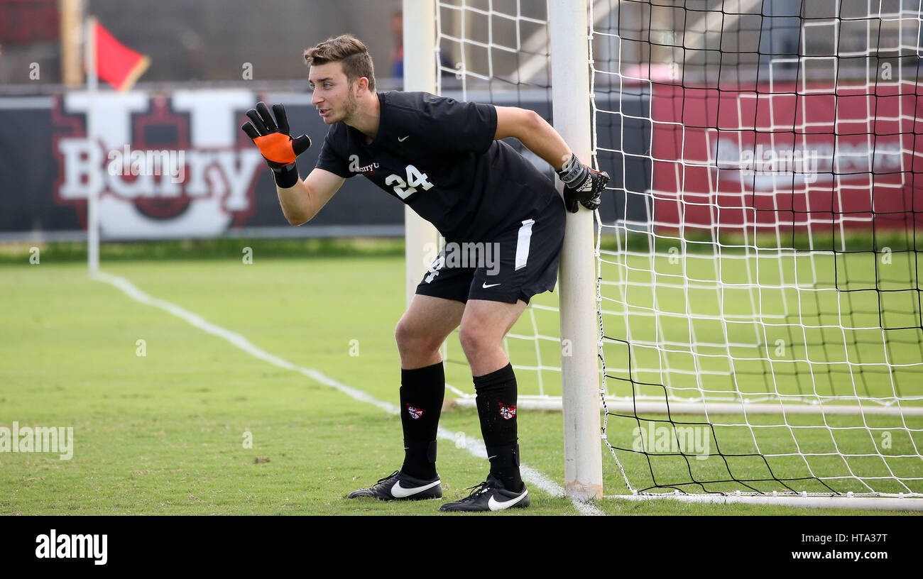 March 04, 2017: Barry University goalkeeper Michael Scheraldi (24 ...