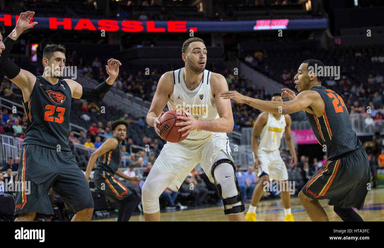 Las Vegas, NV, USA. 07th Mar, 2017. A. Cal center Kameron Rooks (44 ...