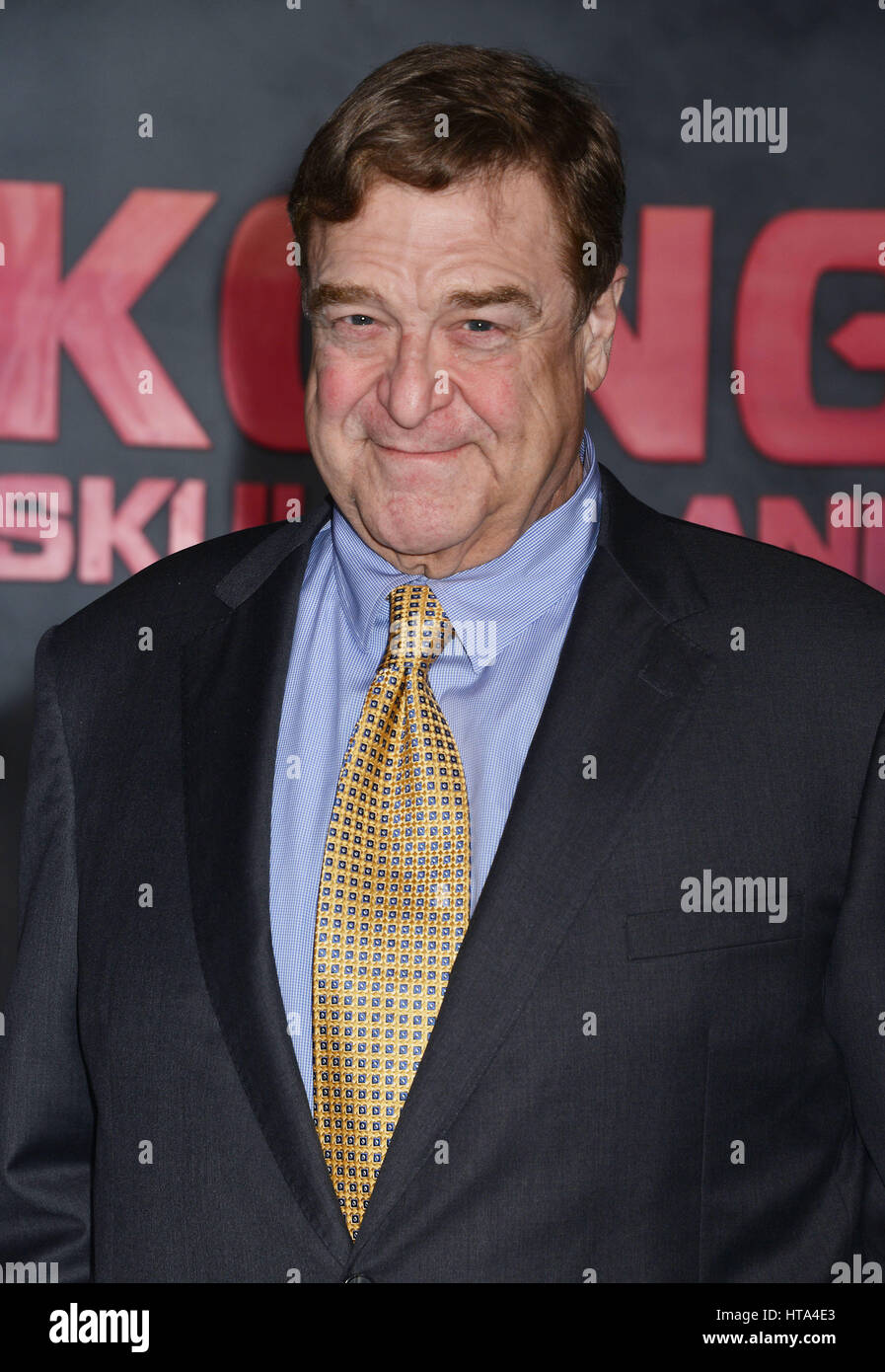 Los Angeles, USA. 08th Mar, 2017. John Goodman 004 at the Kong Skull ...