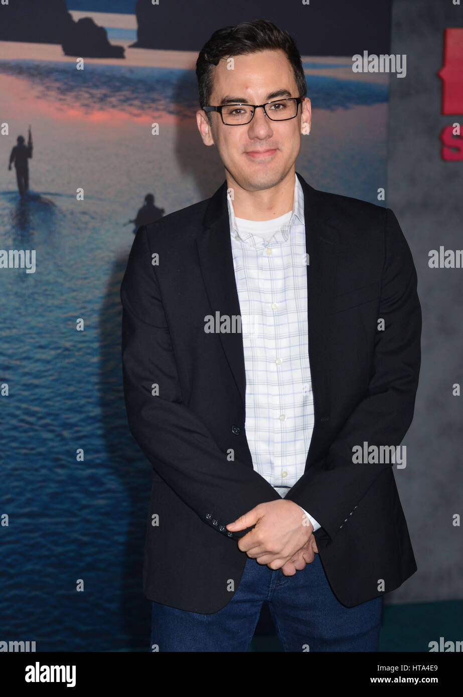 Los Angeles, USA. 08th Mar, 2017. Michael Dougherty at the Kong Skull ...