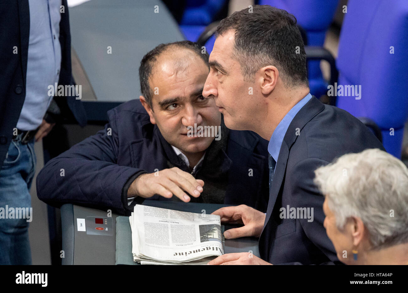 Berlin, Germany. 09th Mar, 2017. Green Party representative Ozcan Mutlu ...