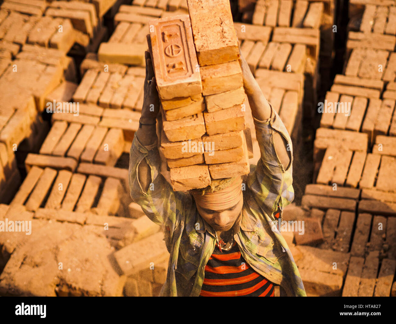 Kathmandu valley brick factory hi-res stock photography and images - Alamy