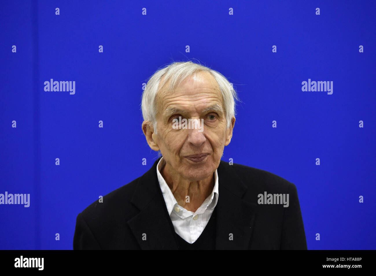 Brno, Czech Republic. 8th Mar, 2017. Artist Milan Grygar opens a ...