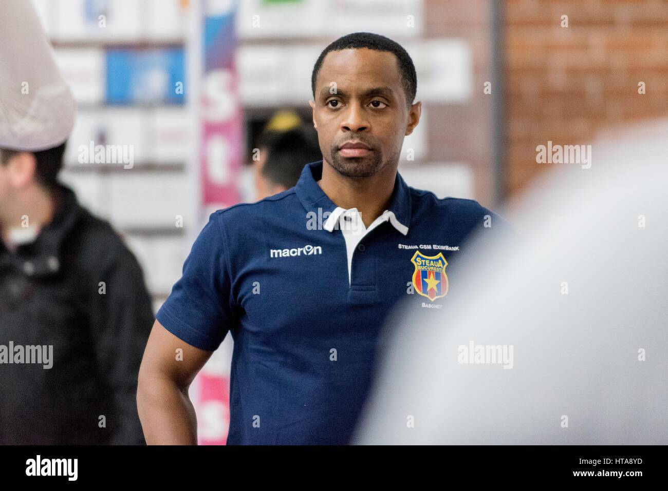 March 8, 2017: Morris Curry #7 of Steaua CSM EximBank Bucharest during ...