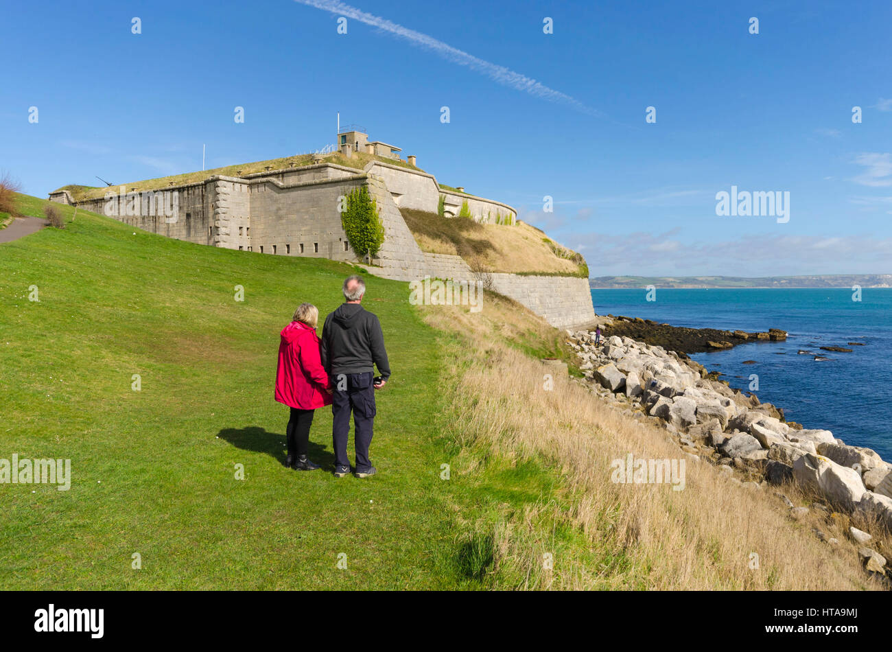 Nothe gardens weymouth hi-res stock photography and images - Alamy