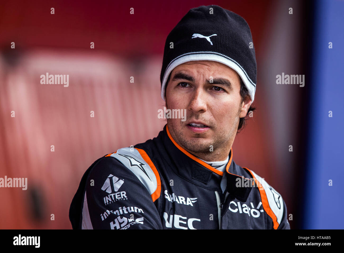 Mexican Formula One pilot Sergio Perez of Force India, photographed ...