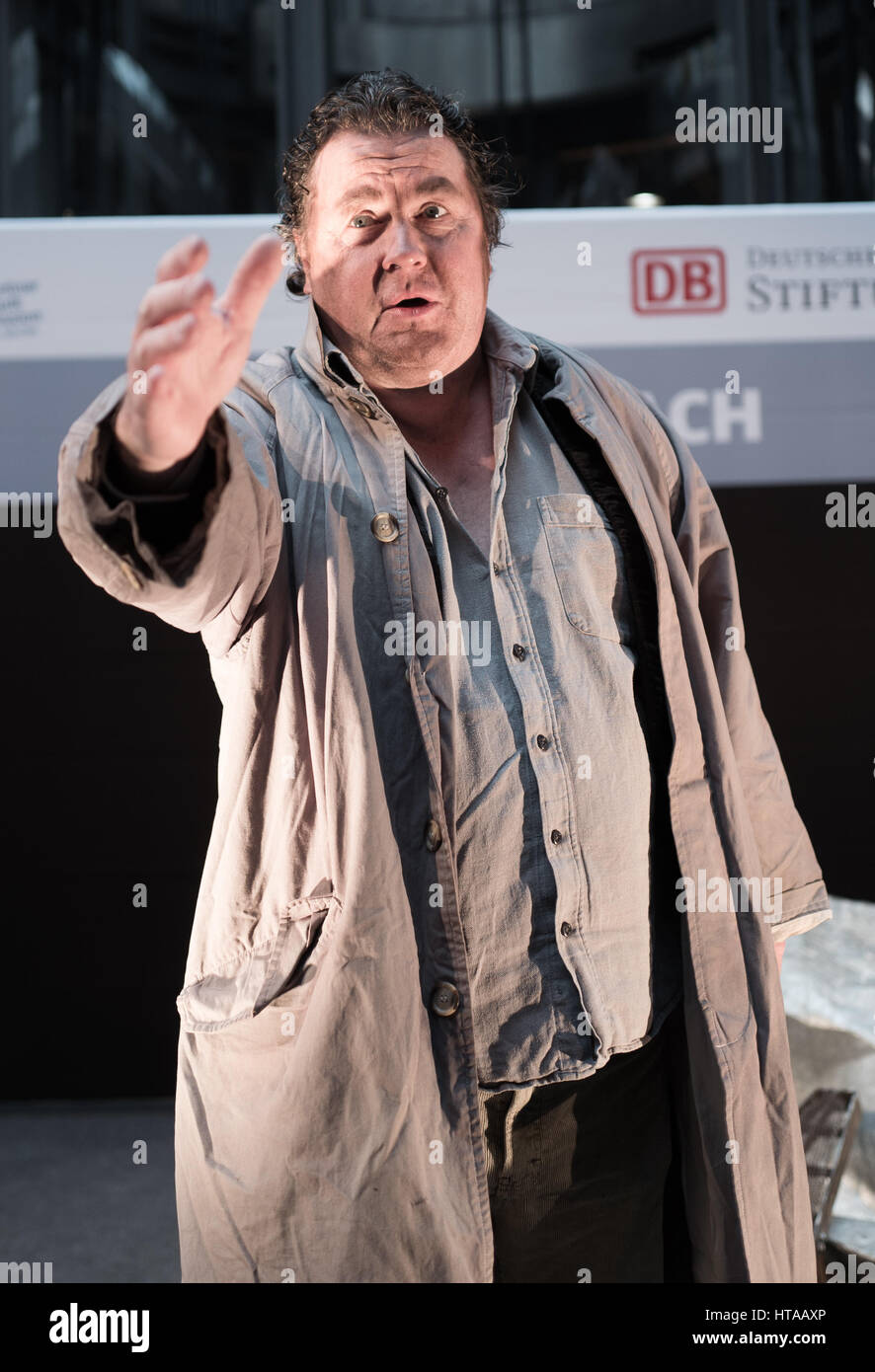 Berlin, Germany. 09th Mar, 2017. Tenor singer Christoph von Weitzel performs on stage at a ...