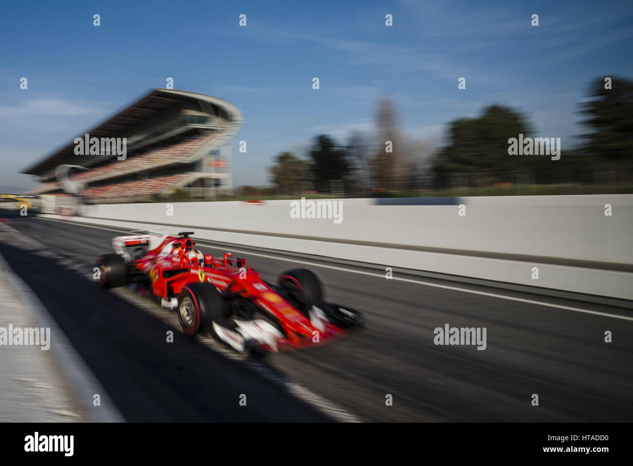 Ferrari sf70h of sebastian vettel hi-res stock photography and images ...