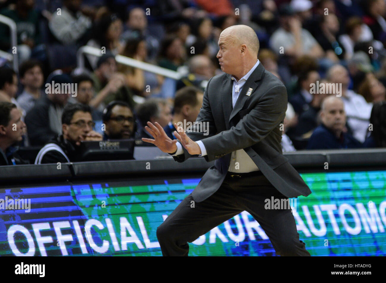 Washington, DC, USA. 9th Mar, 2017. Penn State Head Coach PATRICK ...