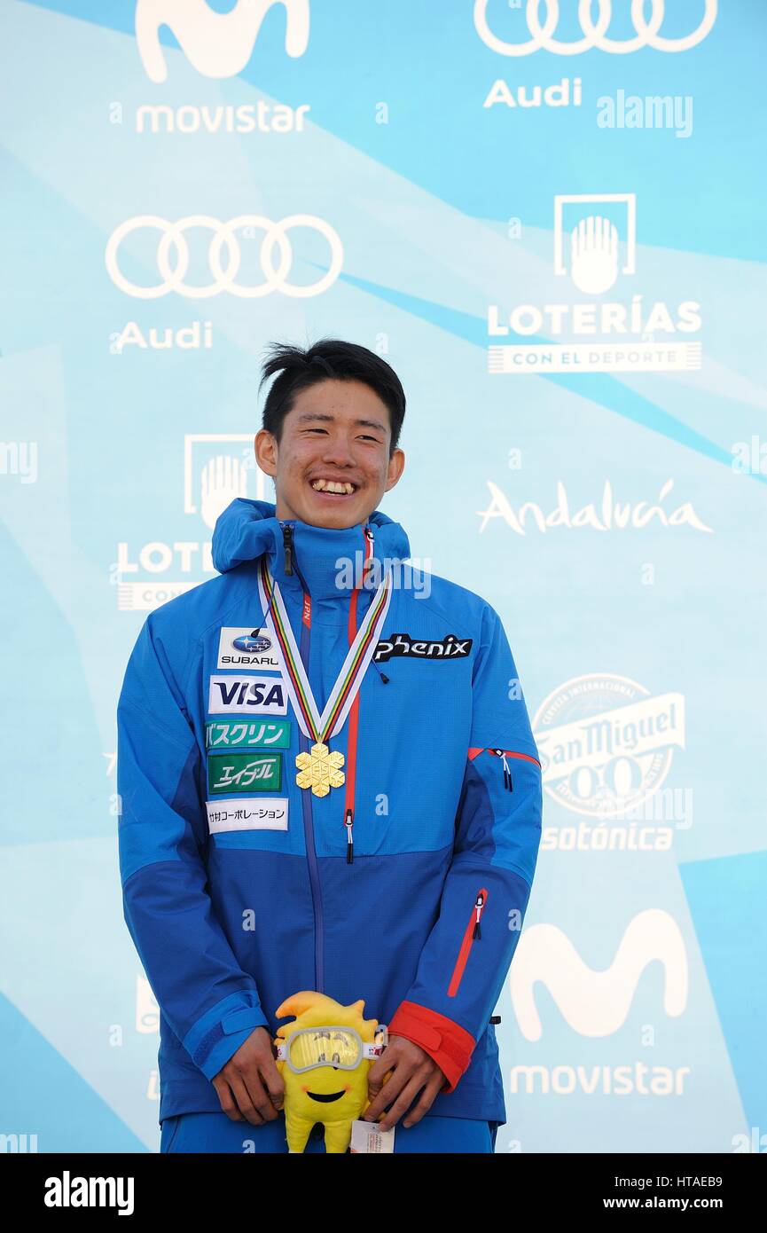 Sierra Nevada, Spain. 9th Mar, 2017. Ikuma Horishima (JPN) Freestyle ...