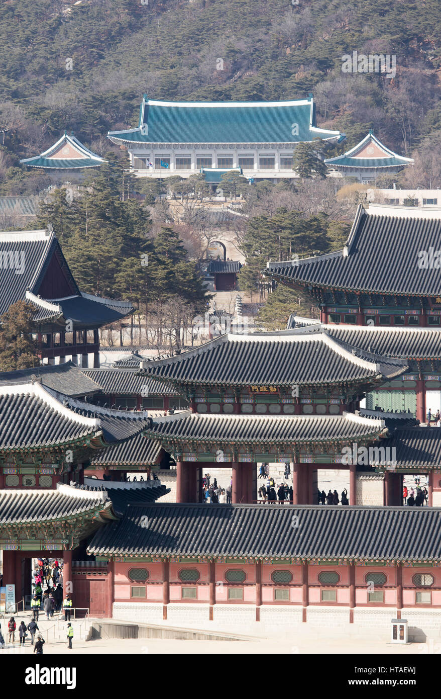 Seoul, South Korea. 9th Mar, 2017. Blue House, Mar 9, 2017 ...