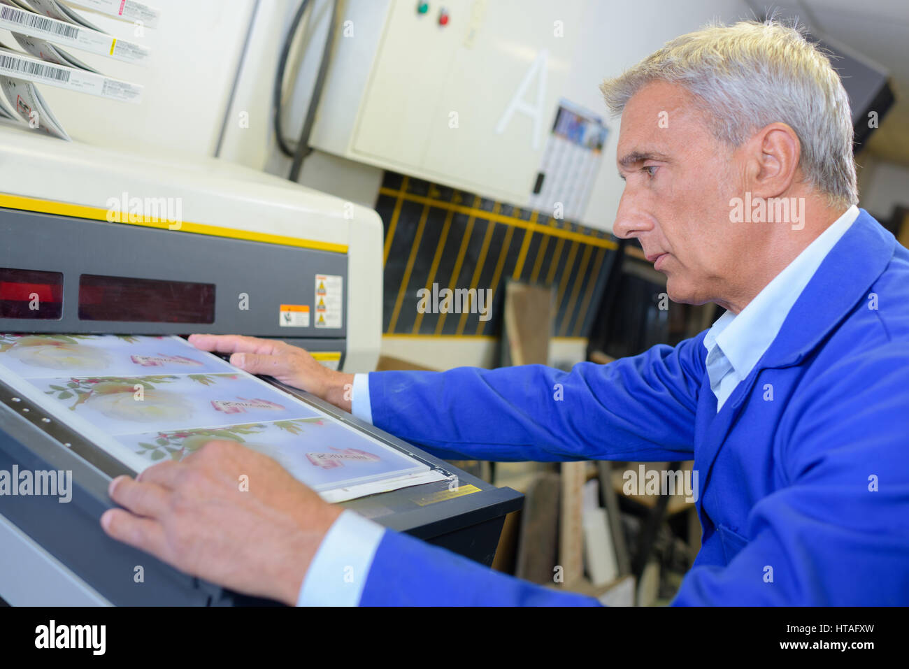 Printer ink man hi-res stock photography and images - Alamy