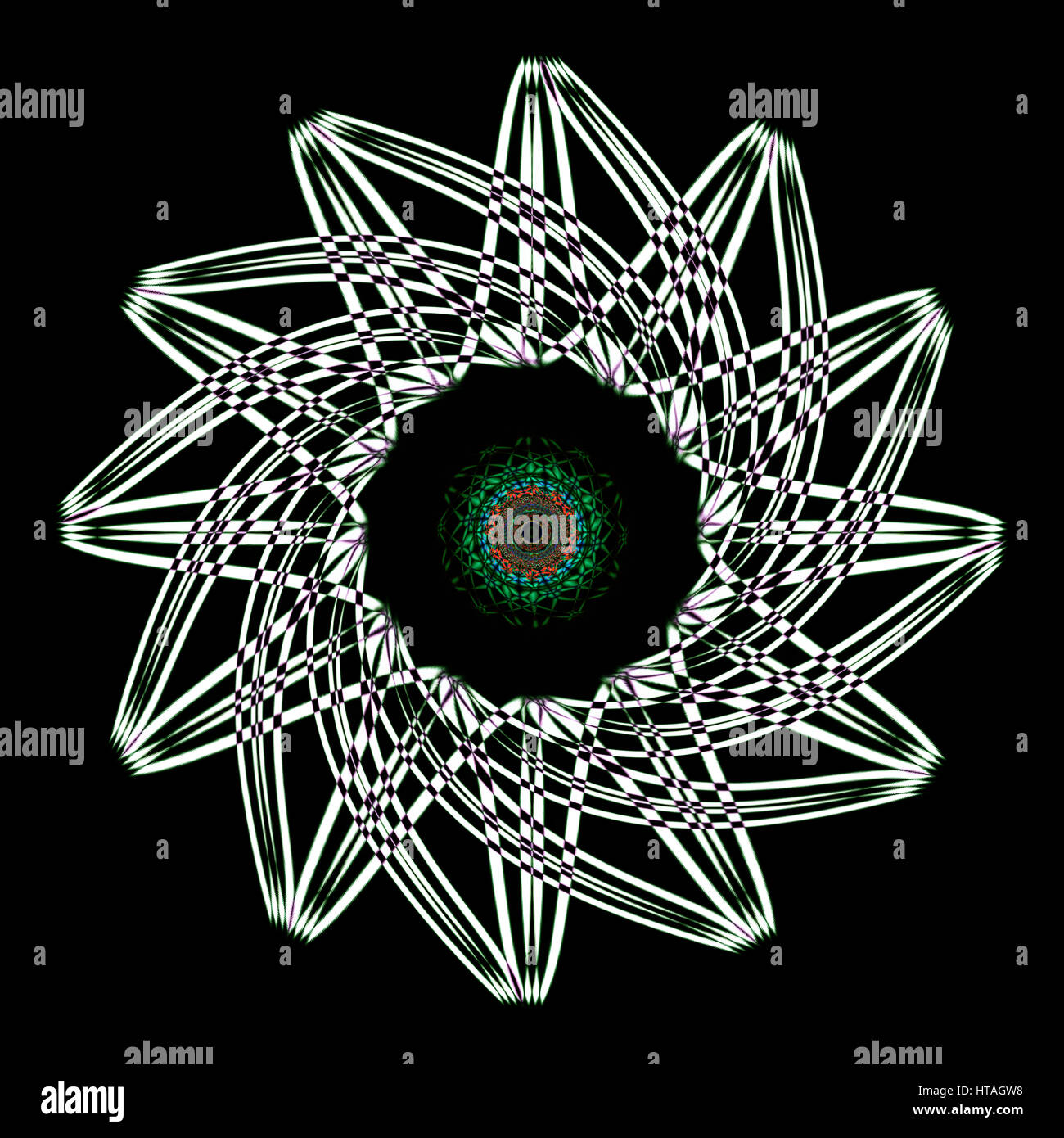 Recycled smoke art design Stock Photo - Alamy