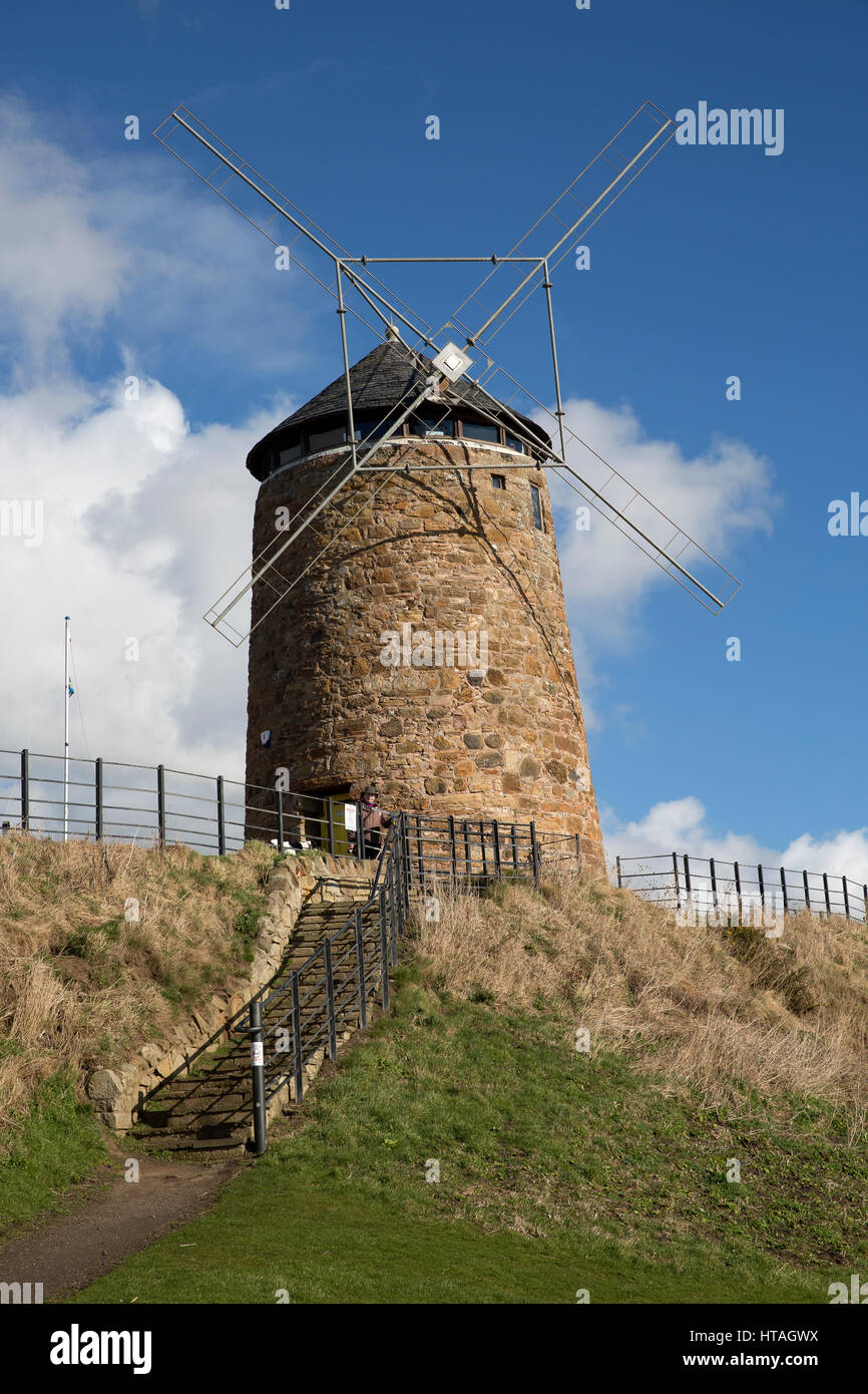 St. Monan's Windmill in Scotland Stock Photo - Alamy
