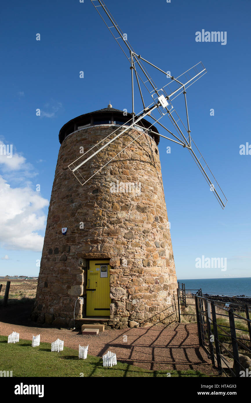 St. Monan's Windmill in Scotland Stock Photo - Alamy