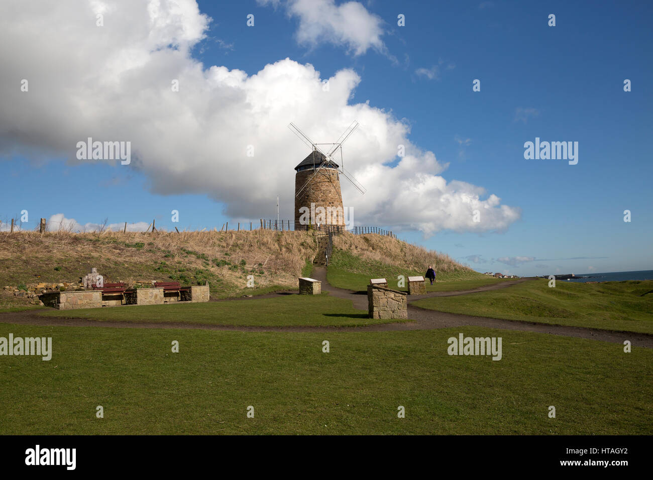 St. Monan's Windmill in Scotland Stock Photo - Alamy