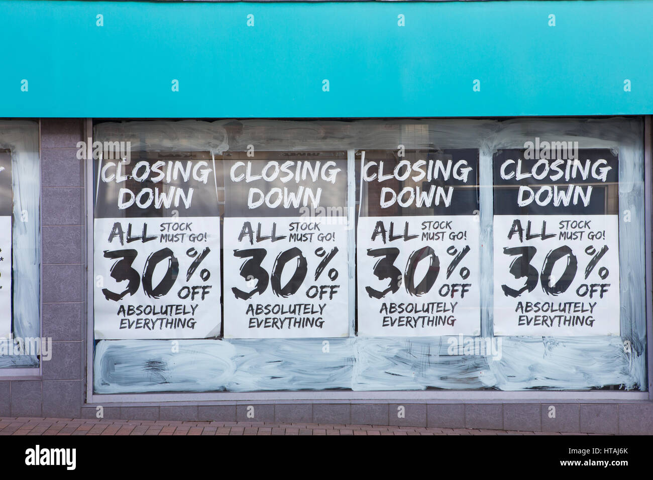 Notice shop closed hi-res stock photography and images - Alamy