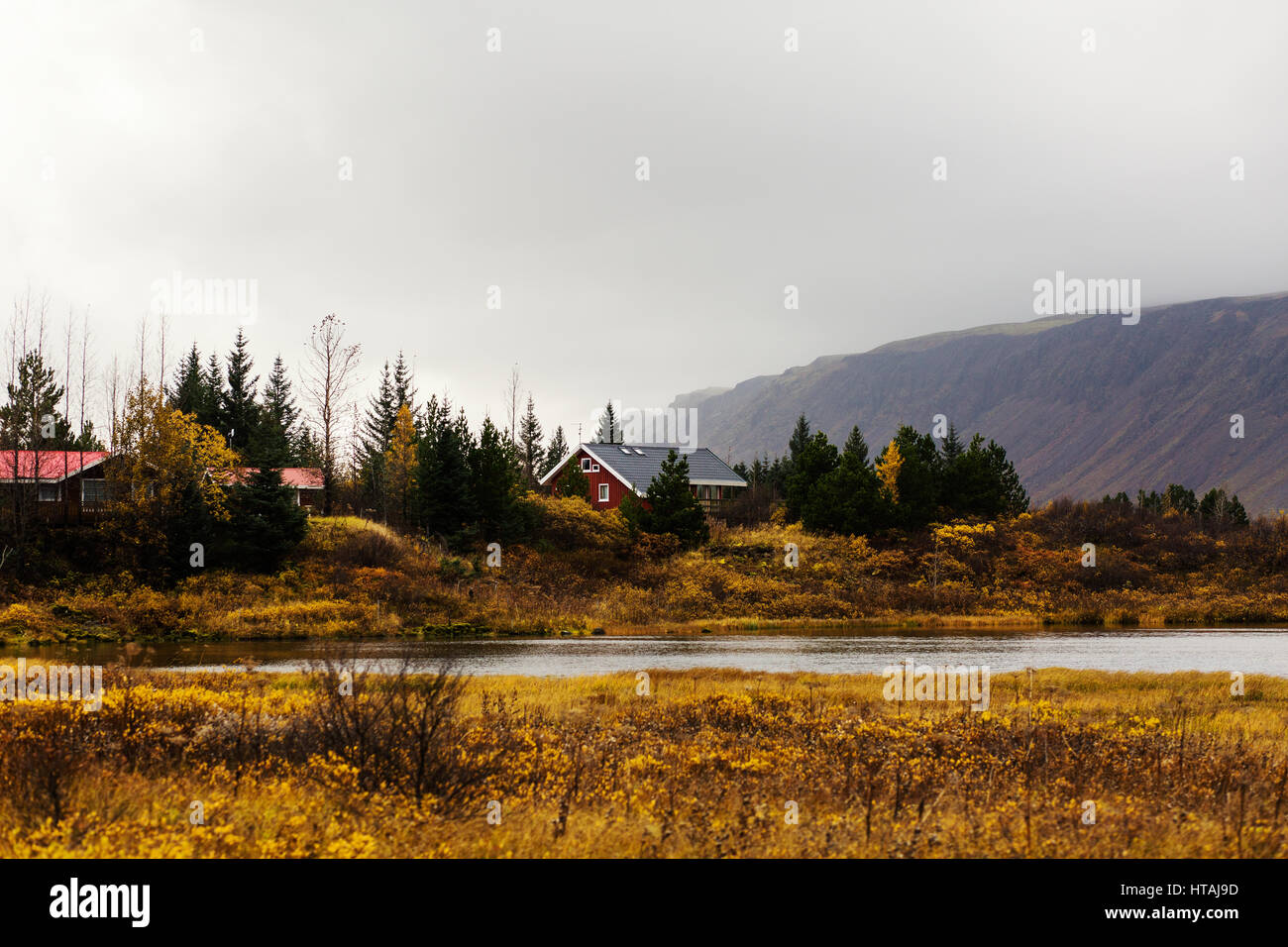 Beautiful scene of autumn in Iceland Stock Photo - Alamy