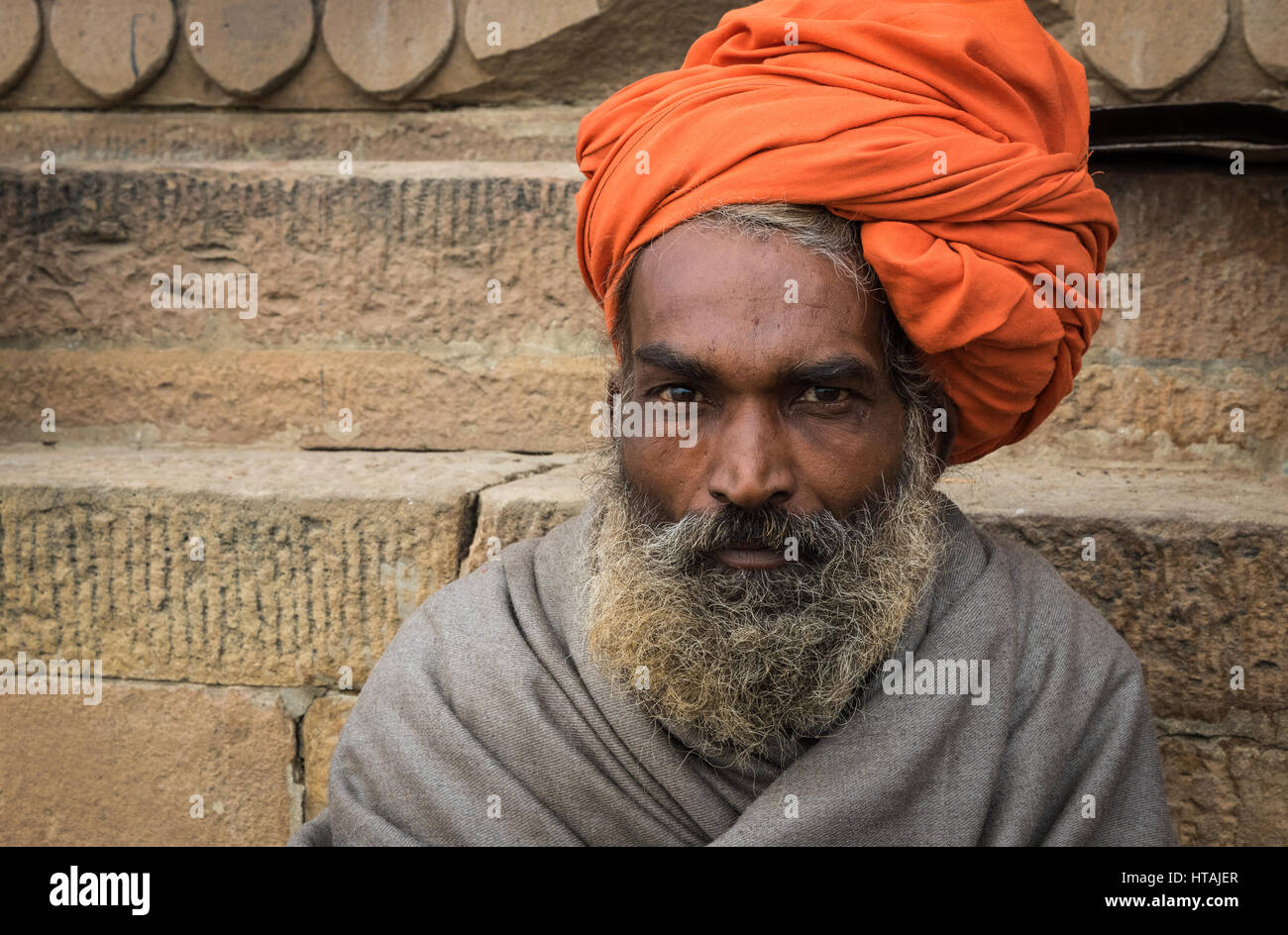 Portraits of varanasi hi-res stock photography and images - Alamy