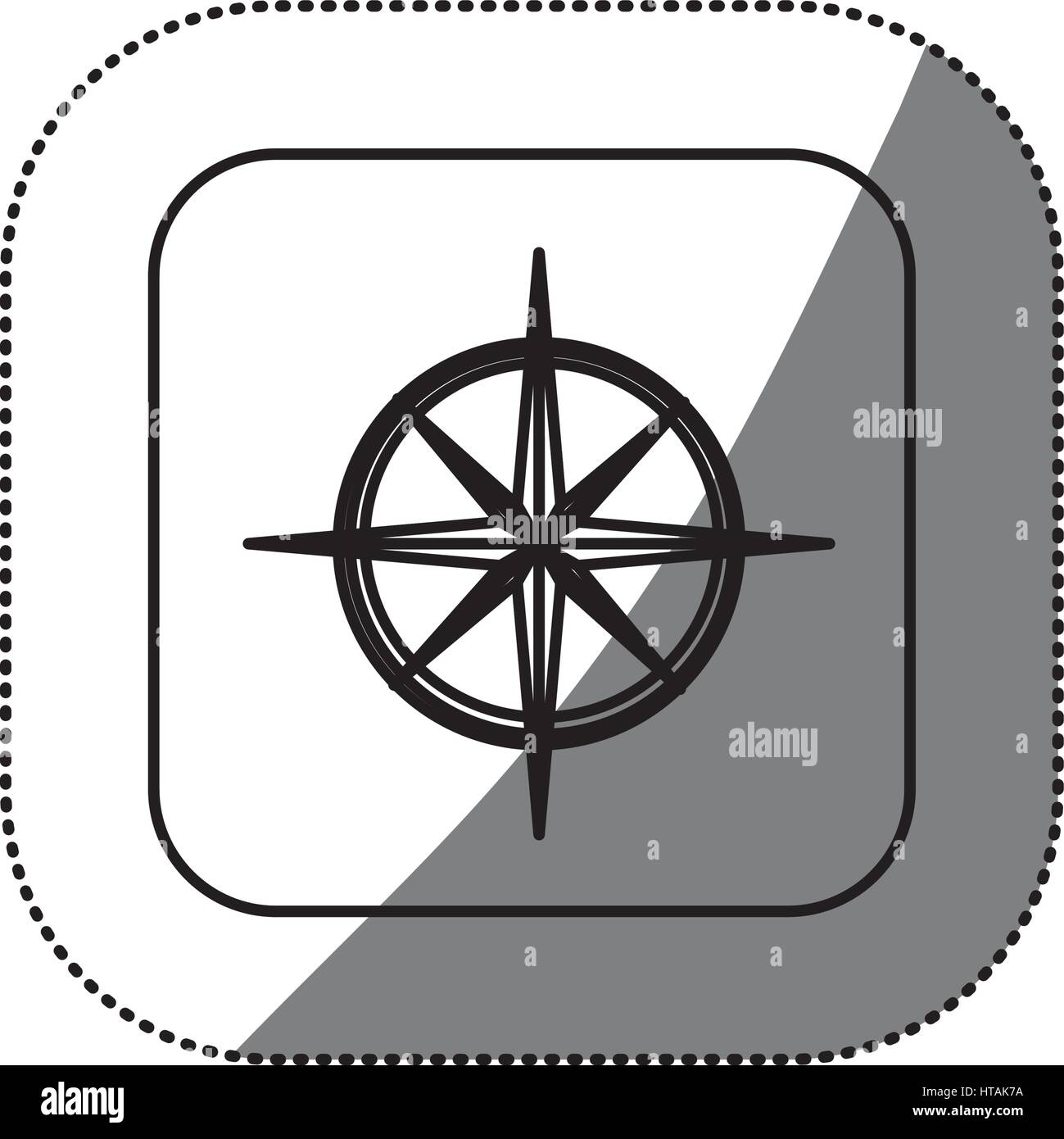 figure symbol compass icon, vector illustraction design Stock Vector ...