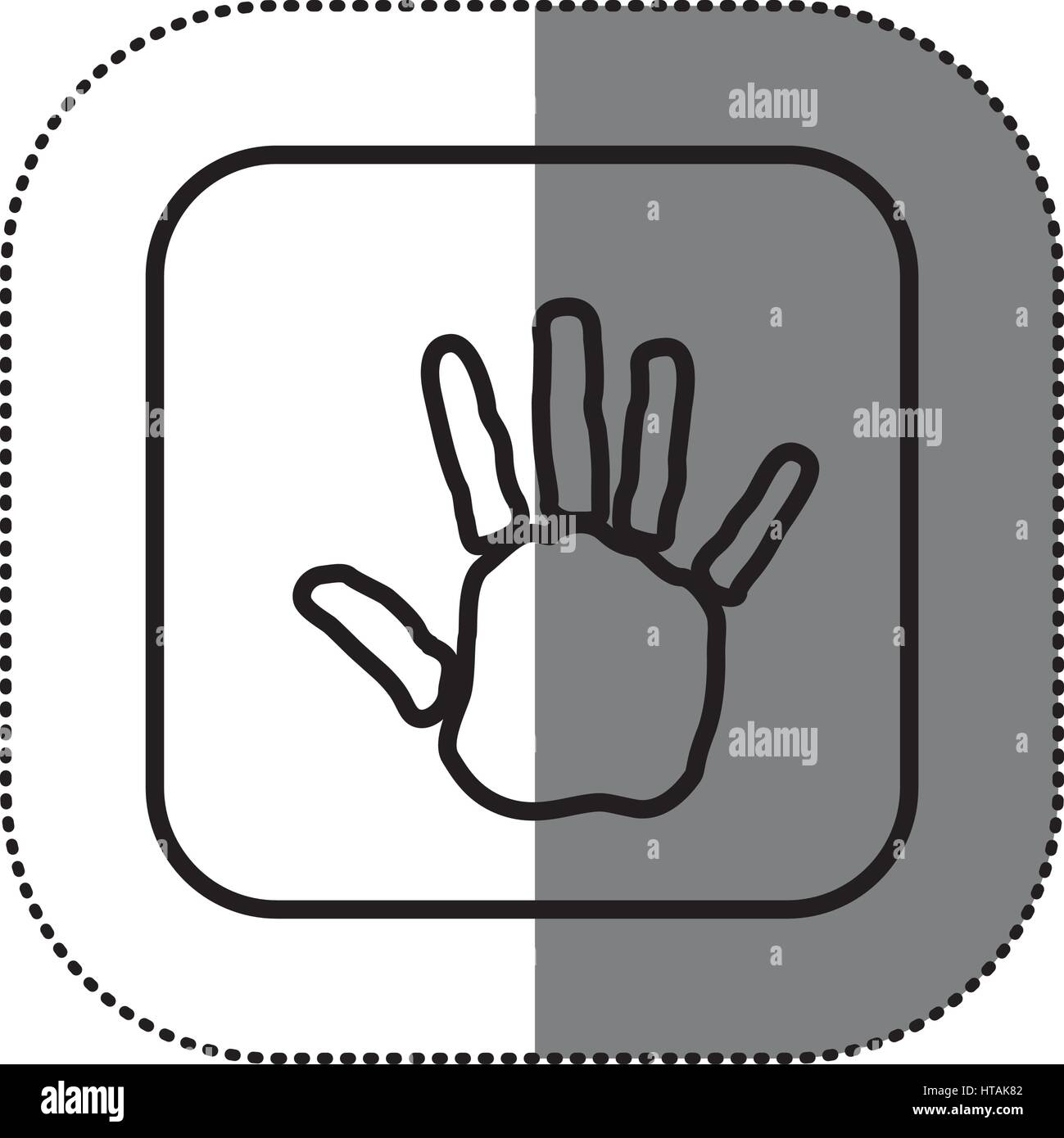 figure symbol hand icon, vector illustraction design image Stock Vector ...