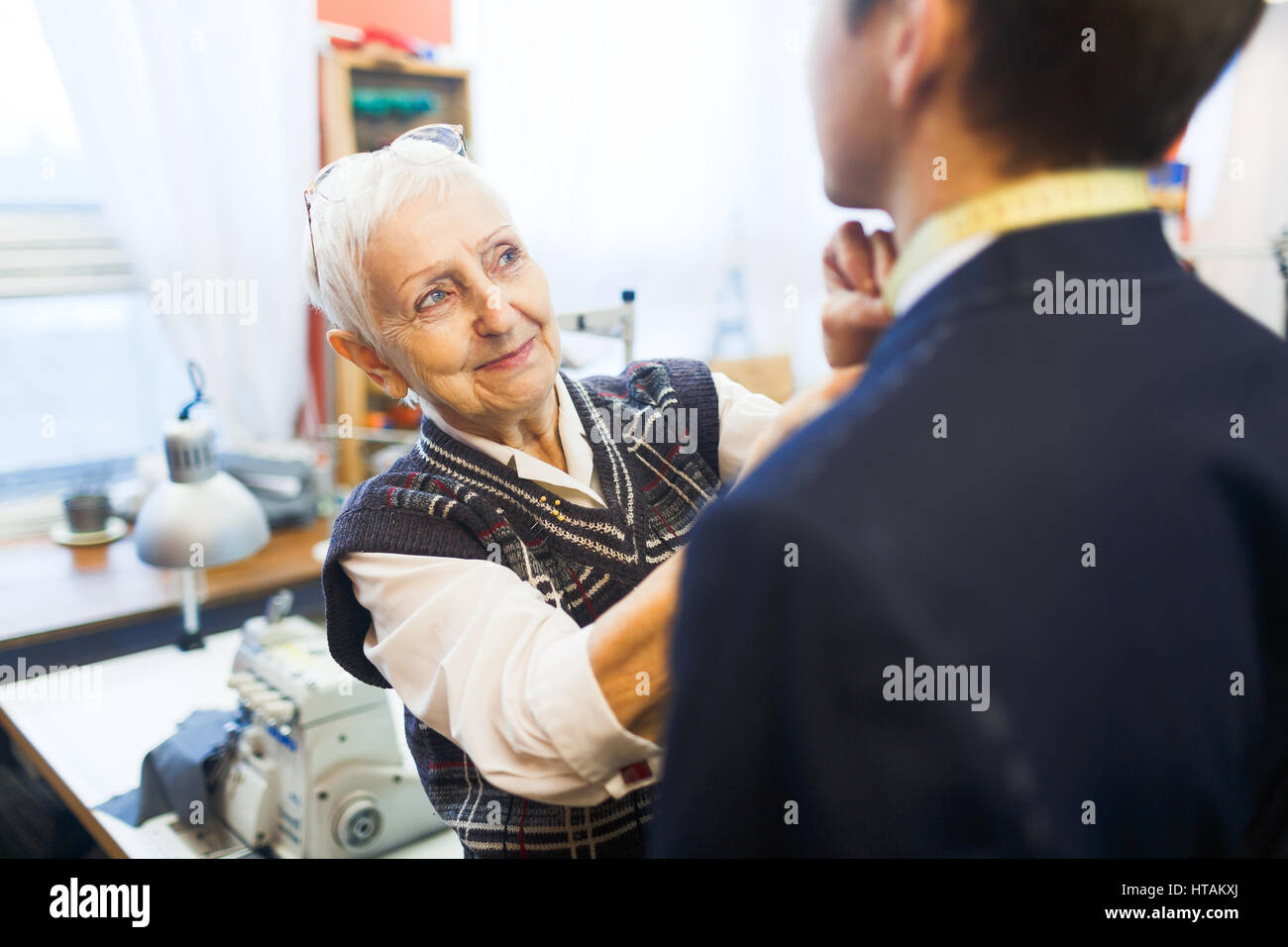 Client senior hi-res stock photography and images - Alamy