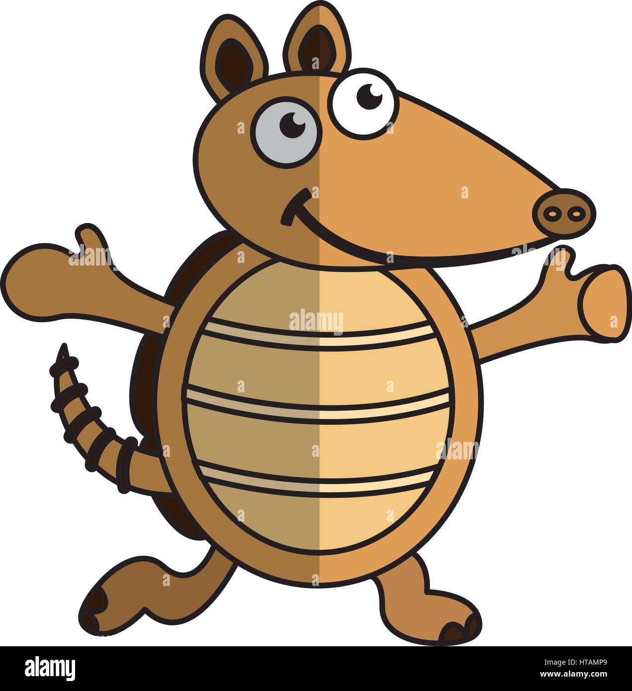 cute armadillo character icon Stock Vector Image & Art - Alamy