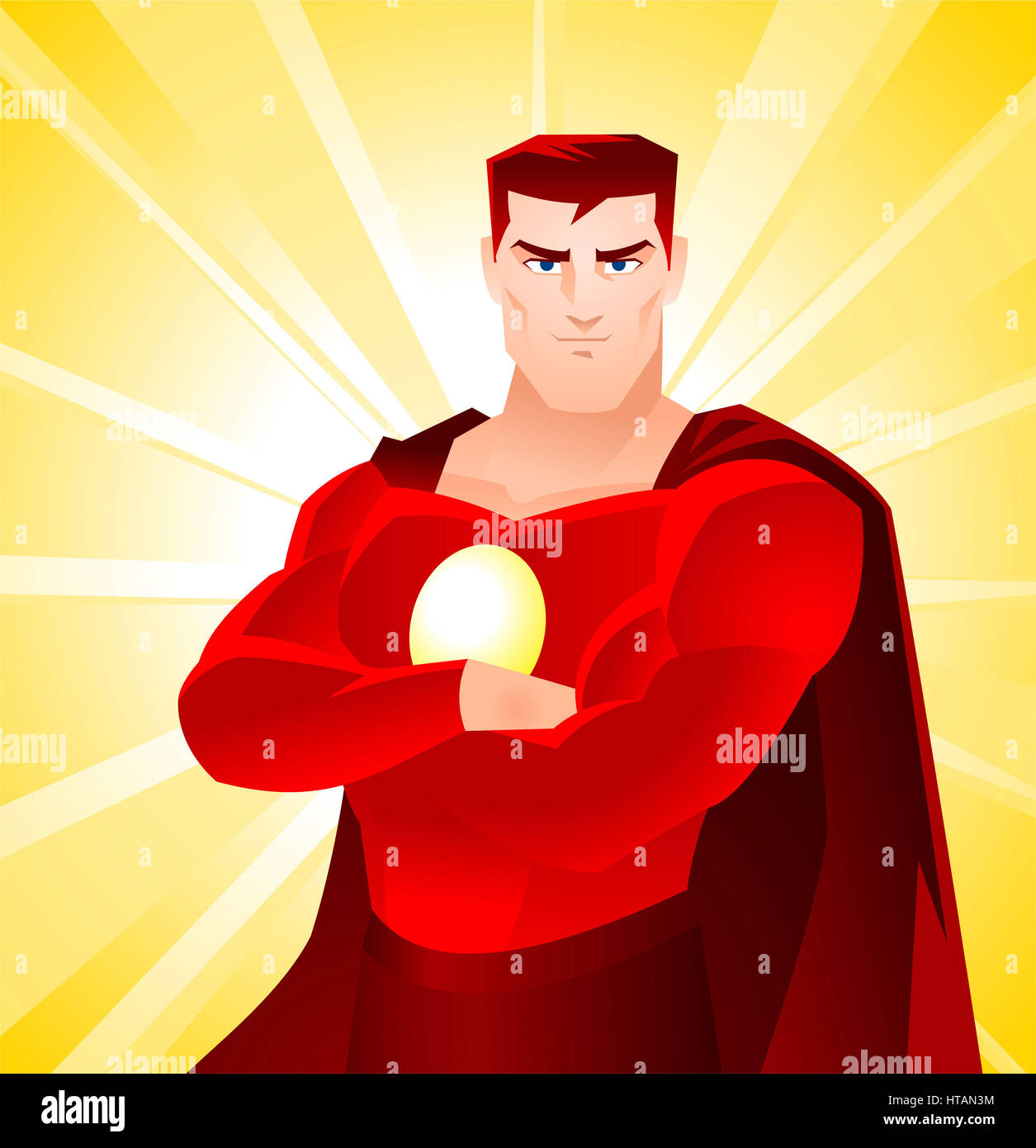 Superman vector cape hi-res stock photography and images - Alamy