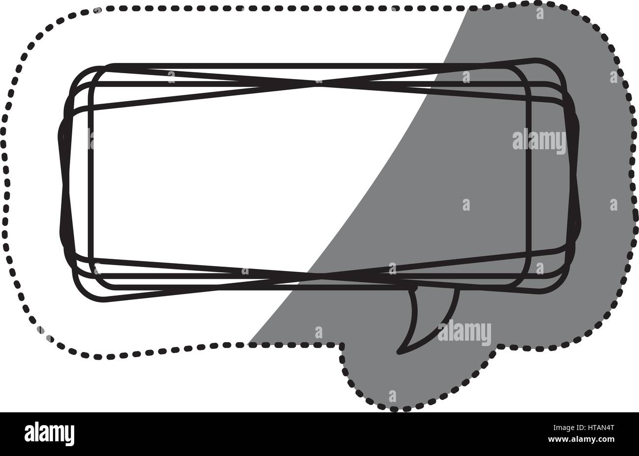white square chat bubble icon, vector illustraction design Stock Vector ...