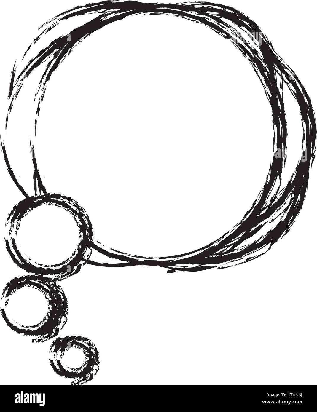 white round chat bubble icon, vector illustraction design Stock Vector ...