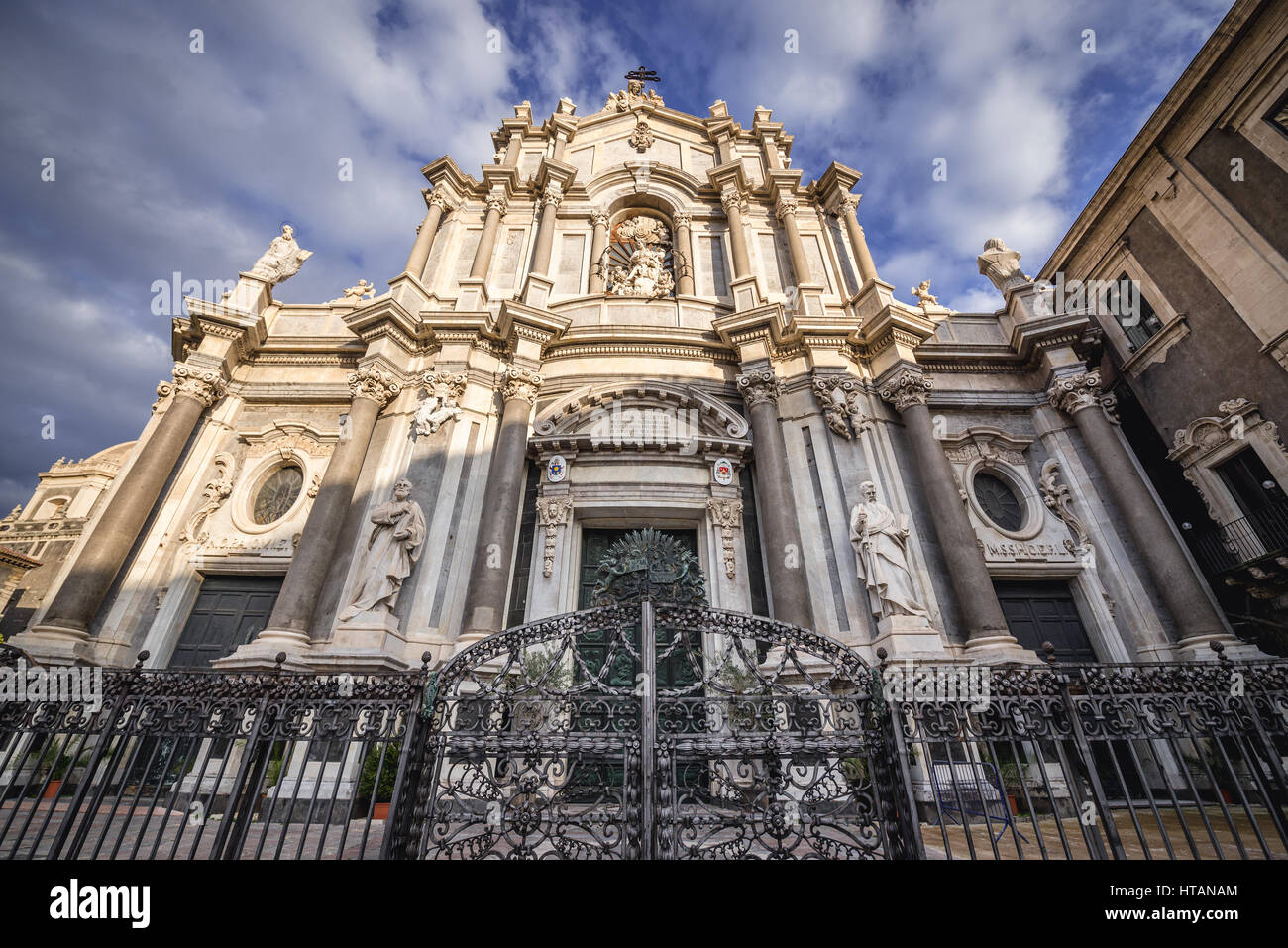 Frontage of Roman Catholic Metropolitan Cathedral of Saint Agatha on ...