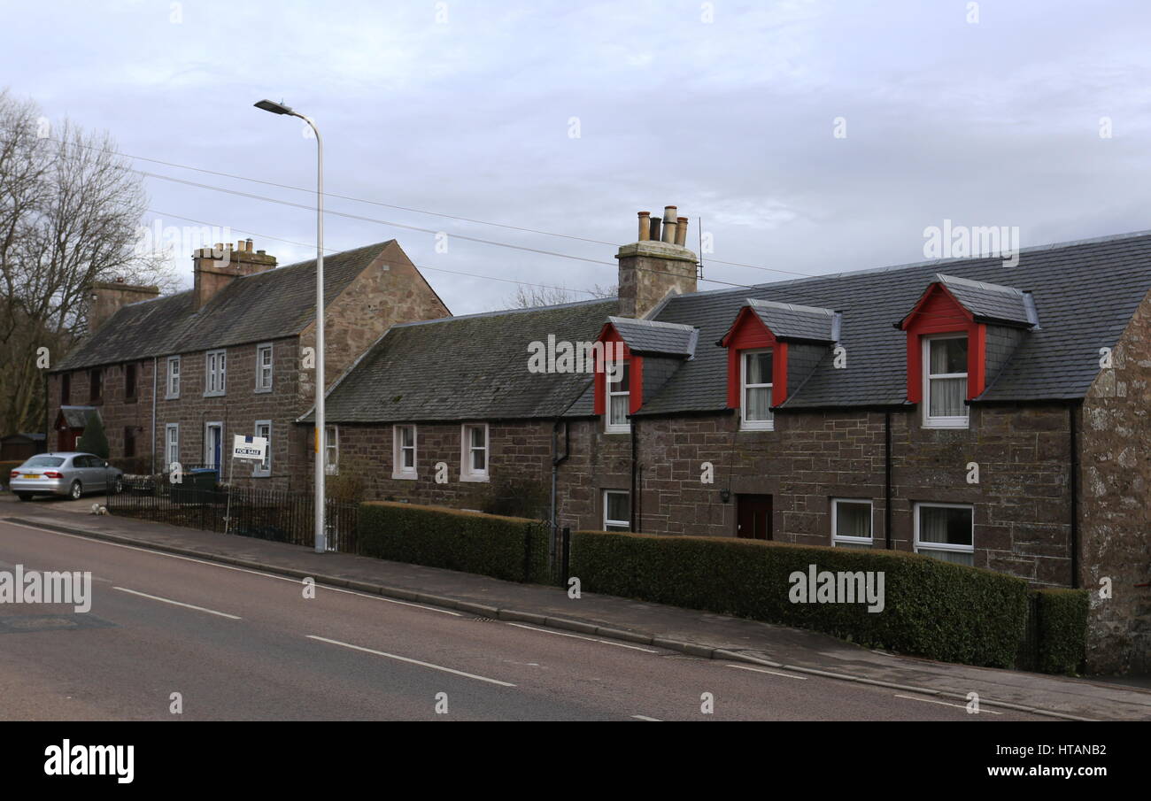 Gilmerton street scene Perthshire Scotland March 2017 Stock Photo - Alamy