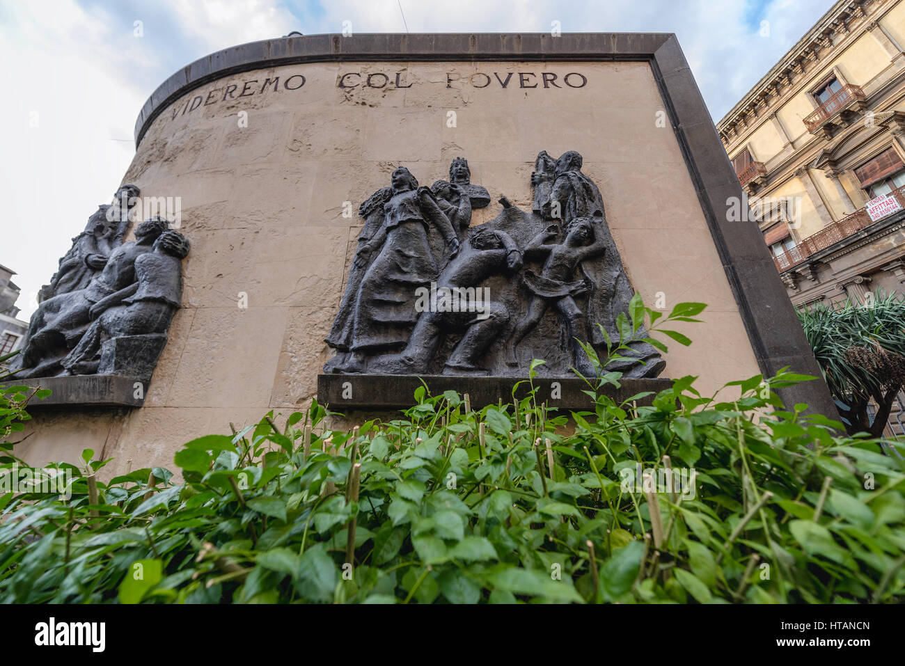 Monument of Roman Catholic cardinal Giuseppe Benedetto Dusmet at ...