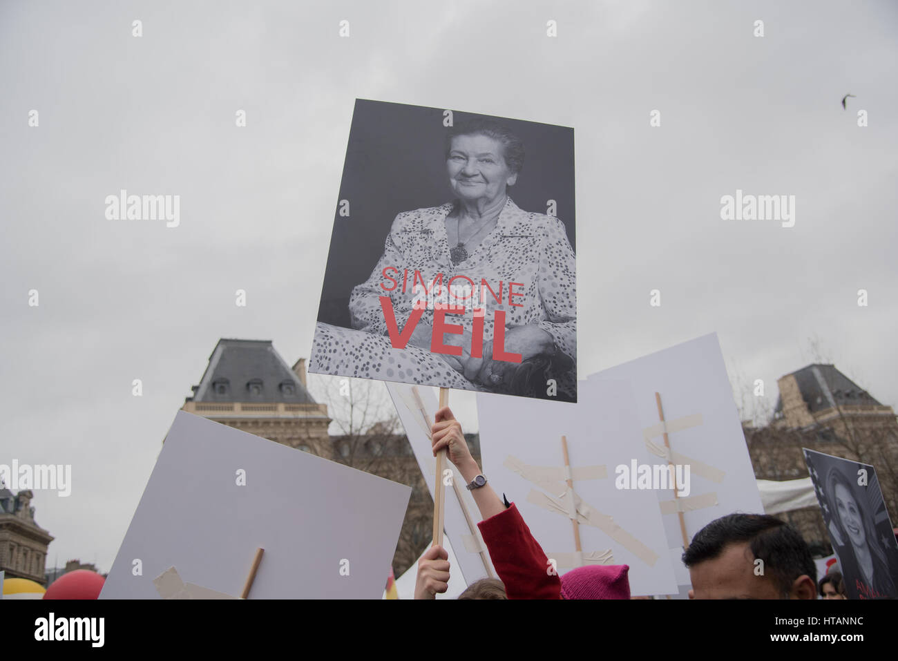 International Women's Day in Paris Stock Photo - Alamy