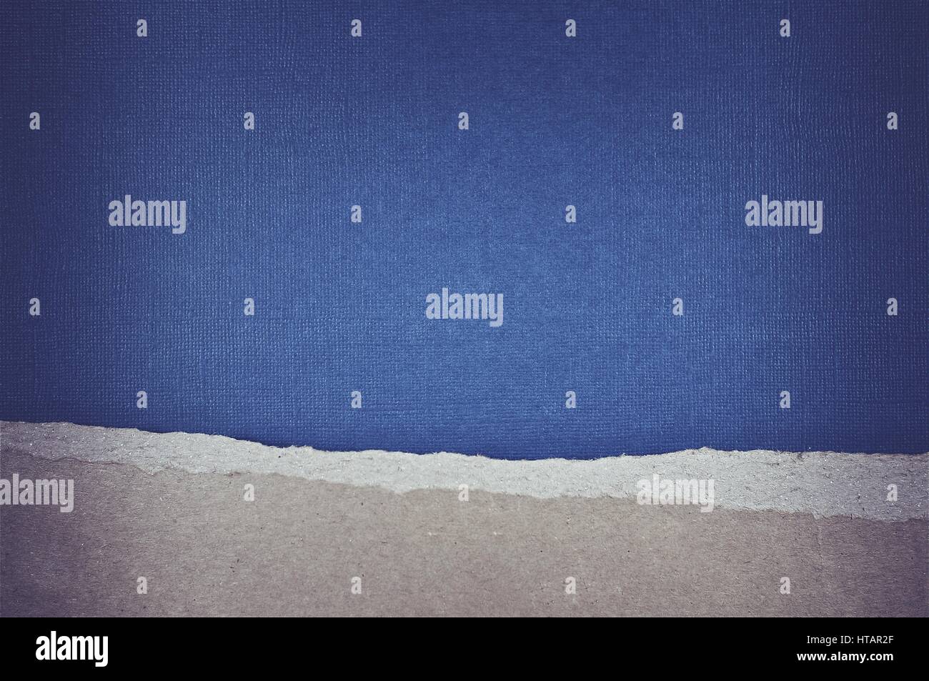 Blue Torn Paper Background. Paper Texture Backdrop Stock Photo - Alamy