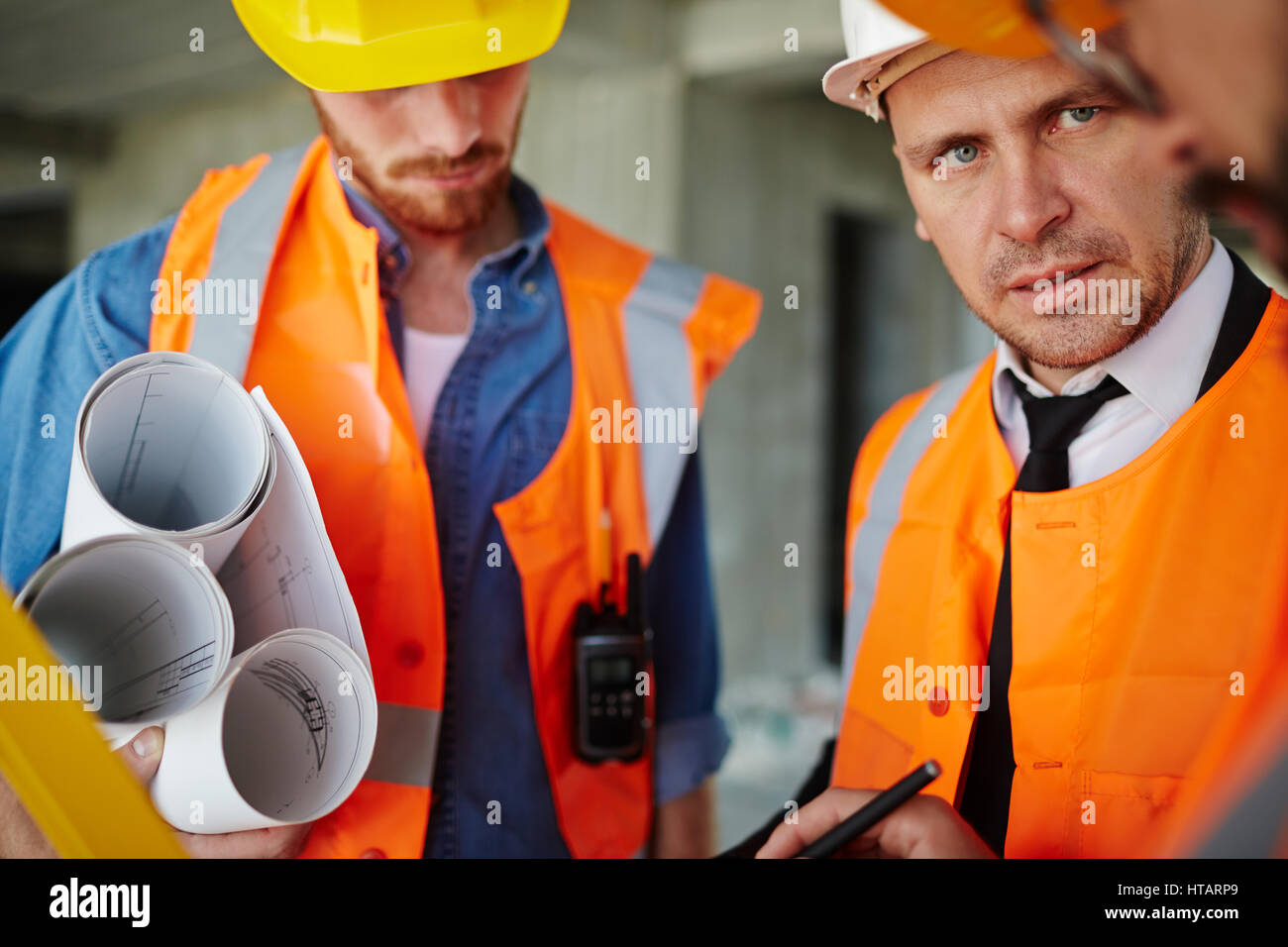 Construction site visit group hi-res stock photography and images - Alamy