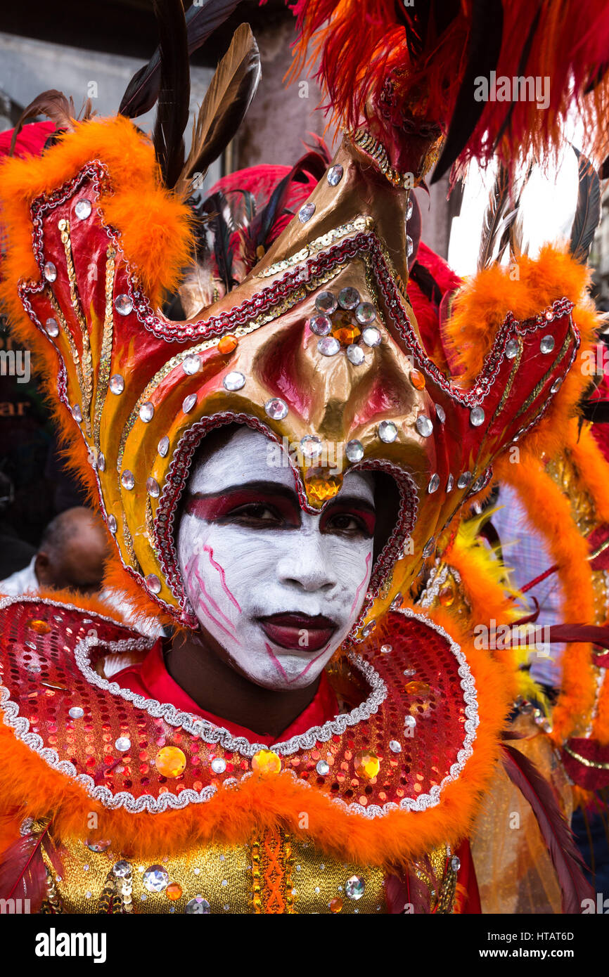The colorful Children's Carnival Parade in the historic Old Colonial ...