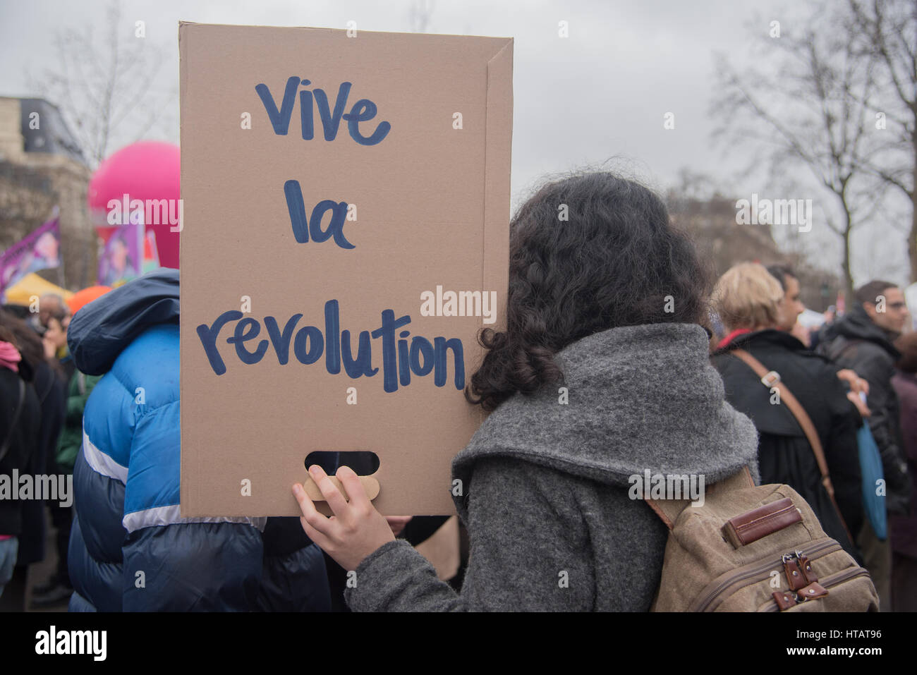 International Women's Day in Paris Stock Photo - Alamy