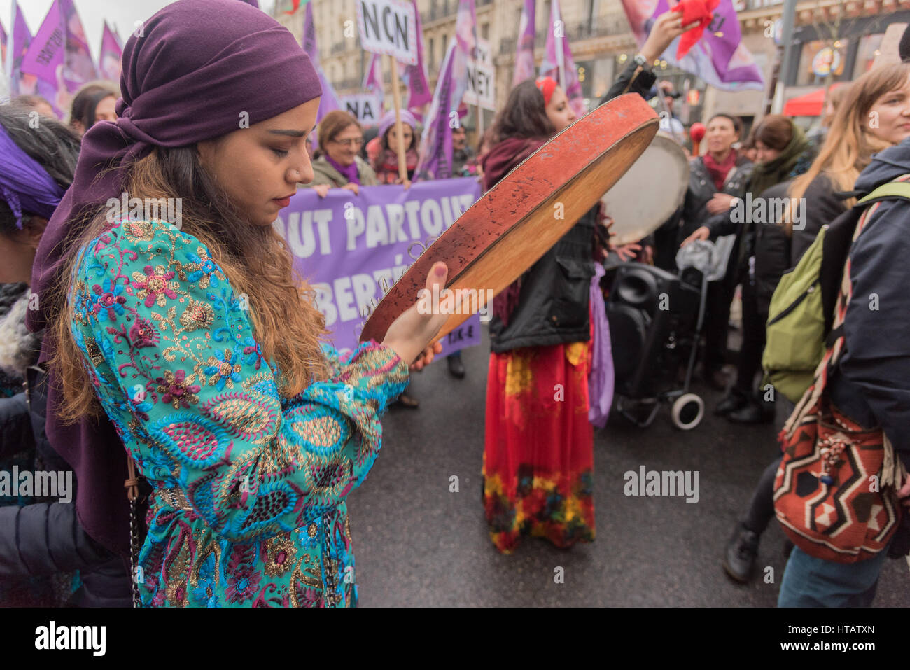International Women's Day in Paris Stock Photo - Alamy