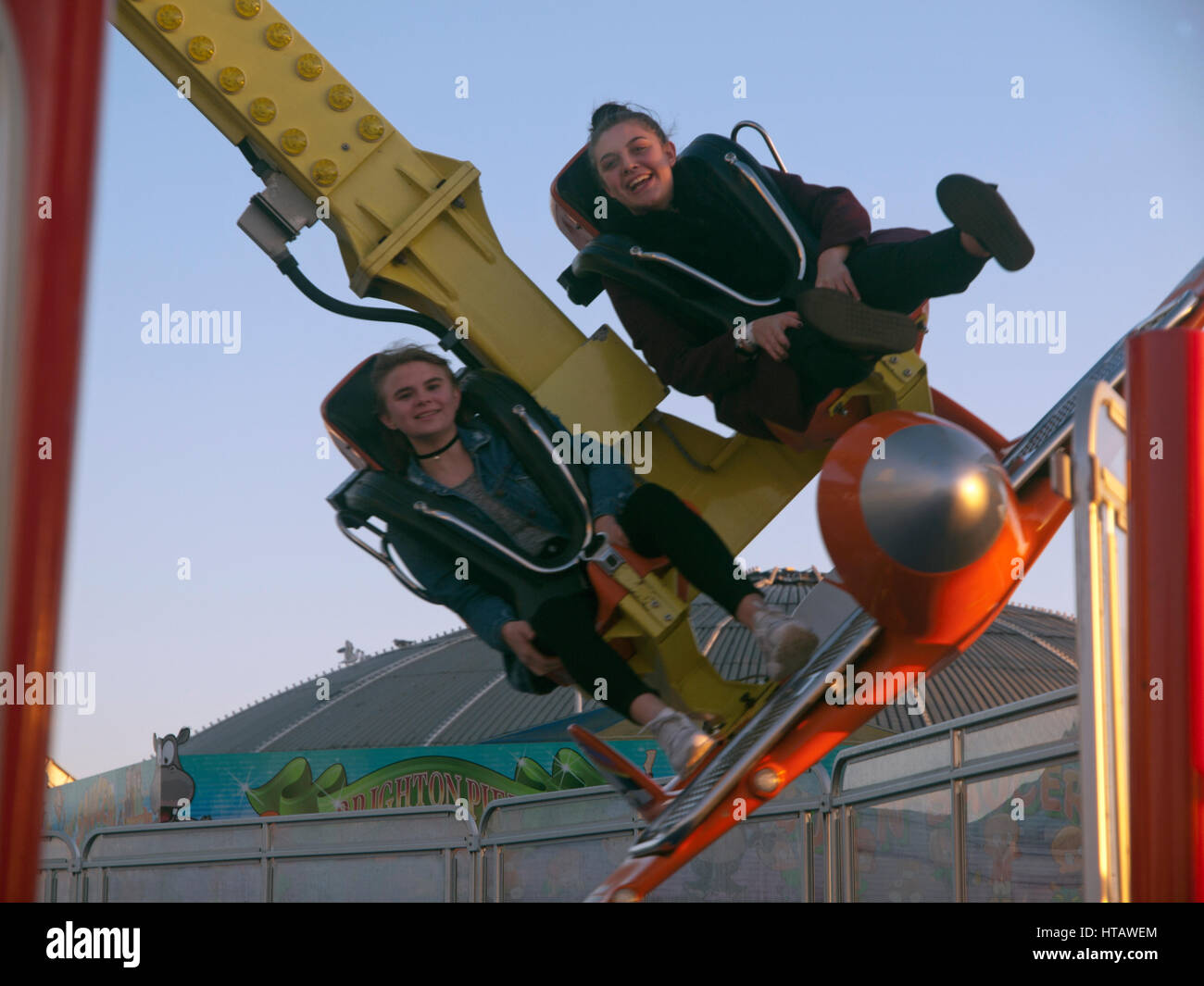 Fairground ride on brighton pier hi-res stock photography and images ...