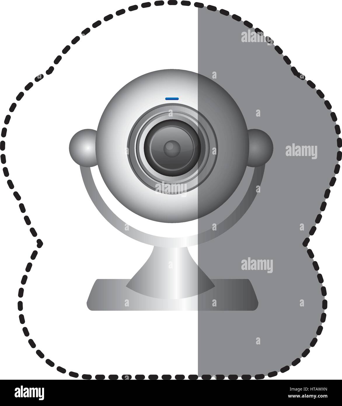 white computer camera icon, vector illustraction design Stock Vector ...