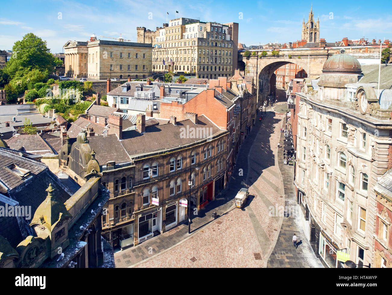 Newcastle upon tyne aerial hi-res stock photography and images - Alamy