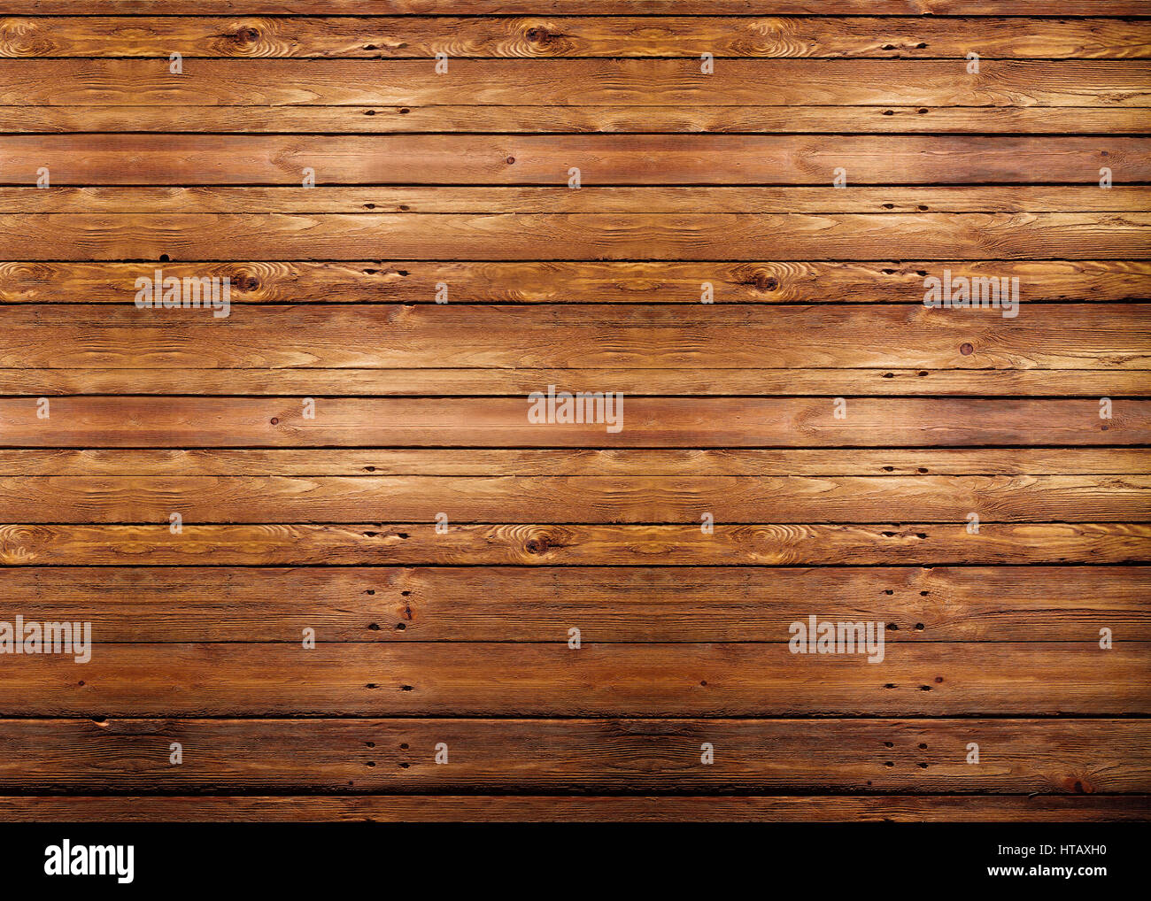 Vertical, top down aerial view of natural brown wooden planks textured ...