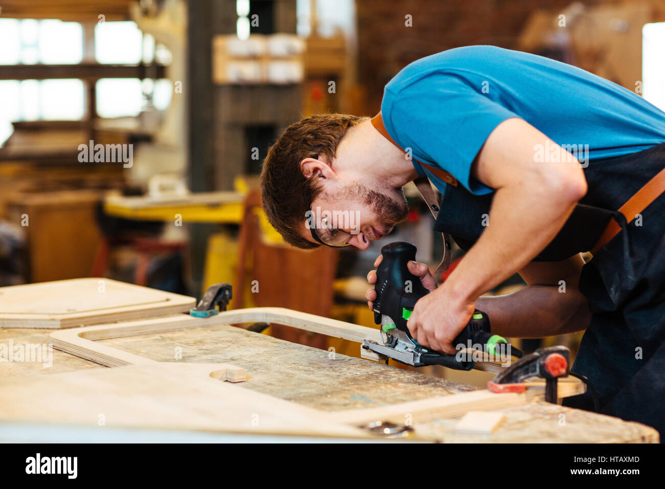 Using power tool hi-res stock photography and images - Alamy